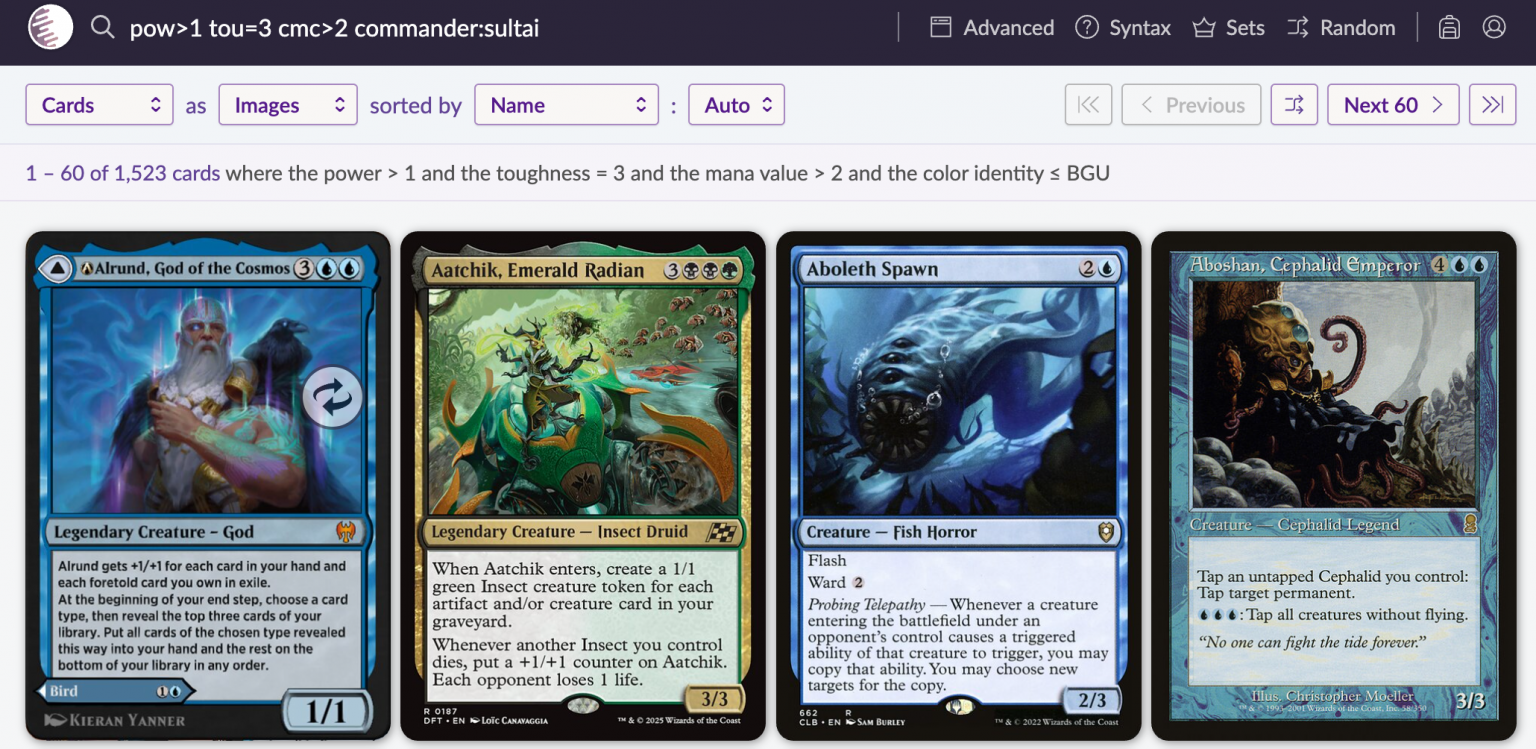 Guide to Scryfall Syntax | EDHREC